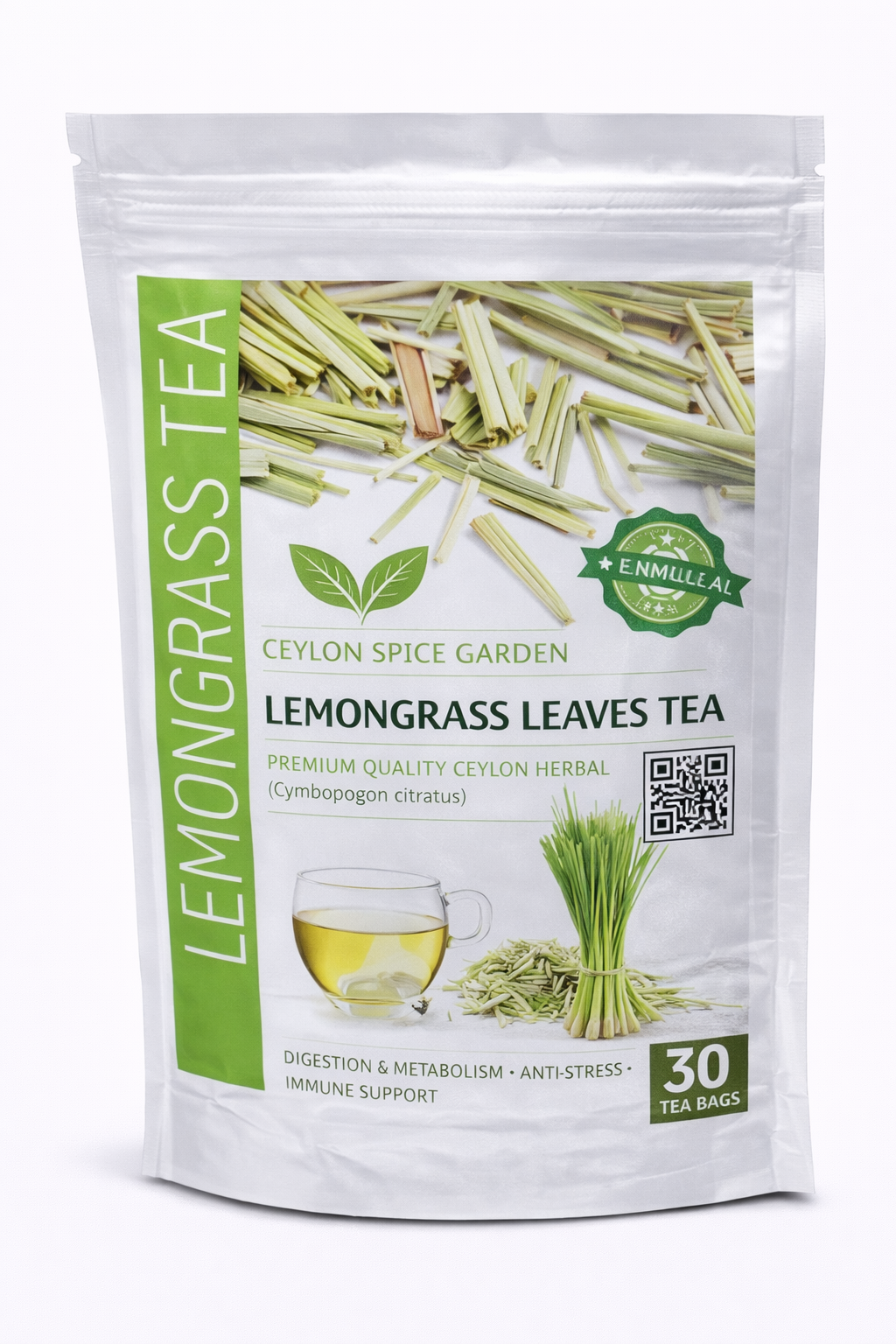 Ceylon Lemongrass Herbal Tea | 30 Bags – Ceylon Spice Garden
